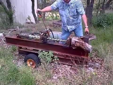 FELE-4 Roper Log Splitter www.texasbid.com auction - YouTube