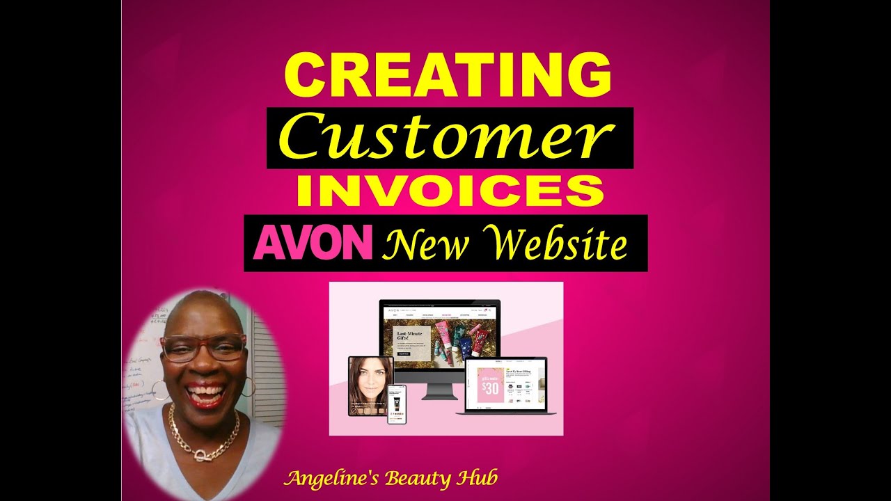 Creating Avon Customer Invoices using New Website - YouTube