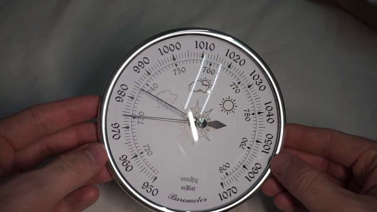 Wall Mounted Household Barometer (Unboxing) - YouTube