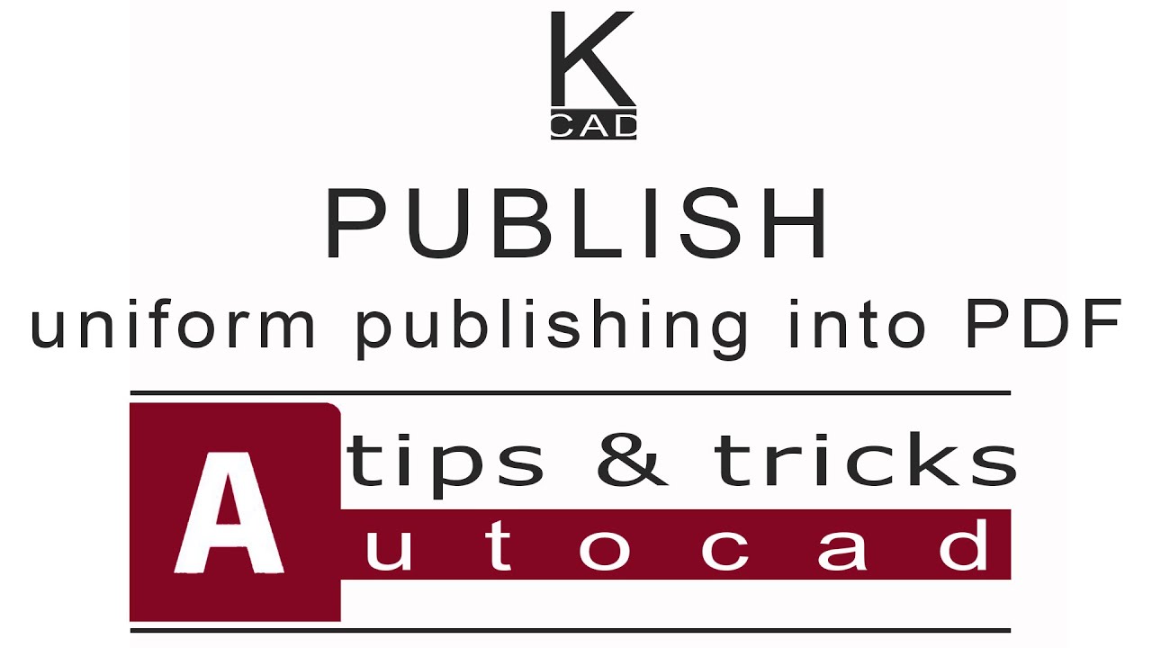 #autocad _1 Options | Publish - uniform publishing in PDF - YouTube
