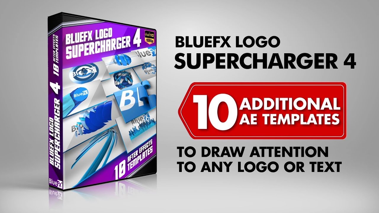 LOGO SUPERCHARGER 4 After Effects Template - YouTube