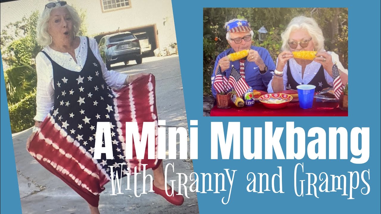 A July 4th Outdoor Mukbang with Nanny and Moose - YouTube