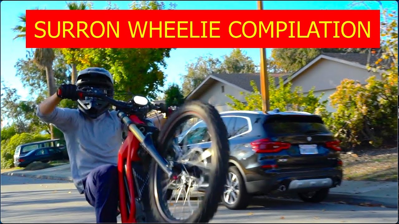 SURRON // WHEELIE COMPILATION // Raw Footage - YouTube