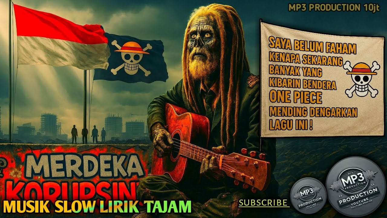 BENDERA ONE PIECE YANG BERKIBAR DI MANA-MANA || LAGU REGGAE SINDIRAN ...