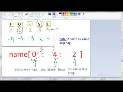 Skip Slicing and String Function- Python - YouTube