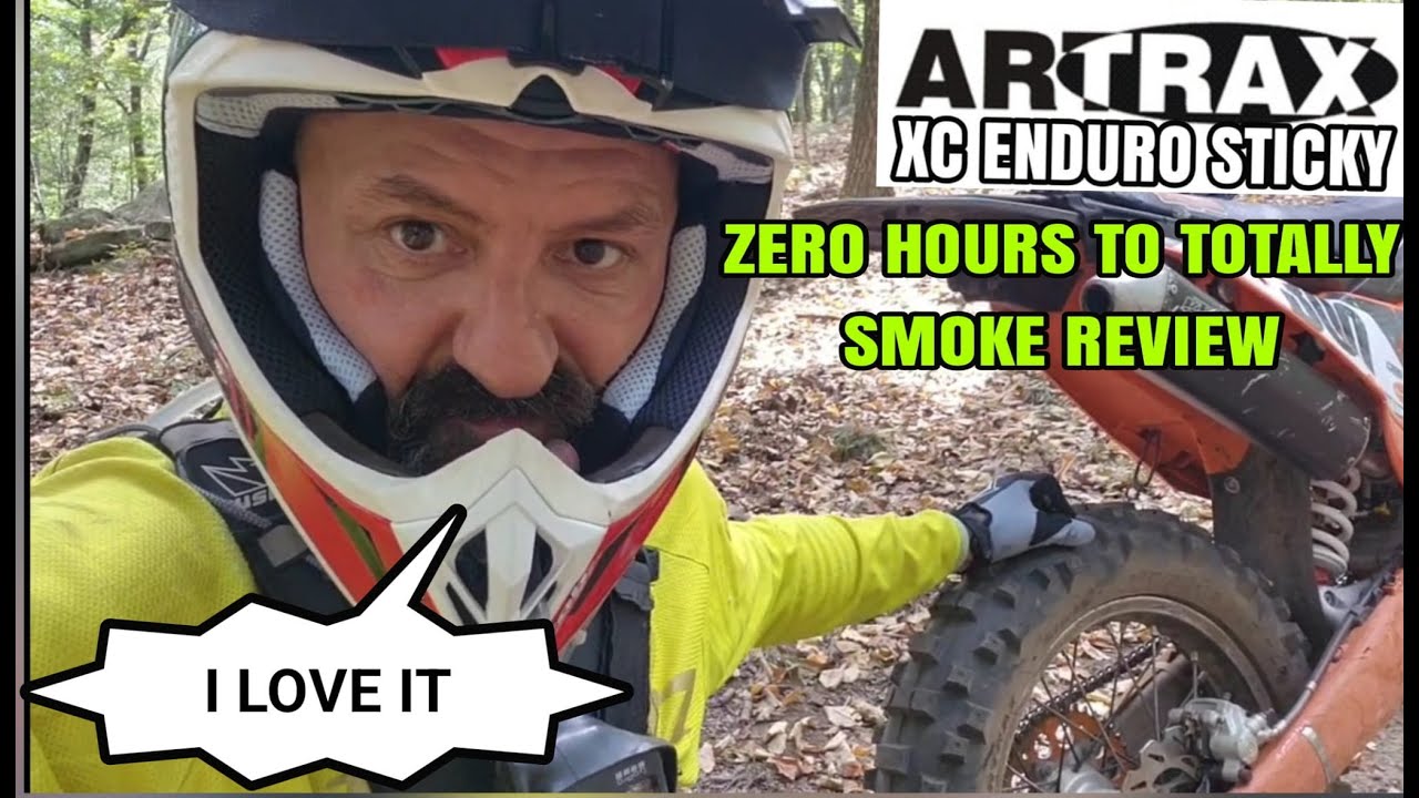 ARTRAX XC ENDURO REAR GUMMY STICKY TIRE REVIEW - YouTube