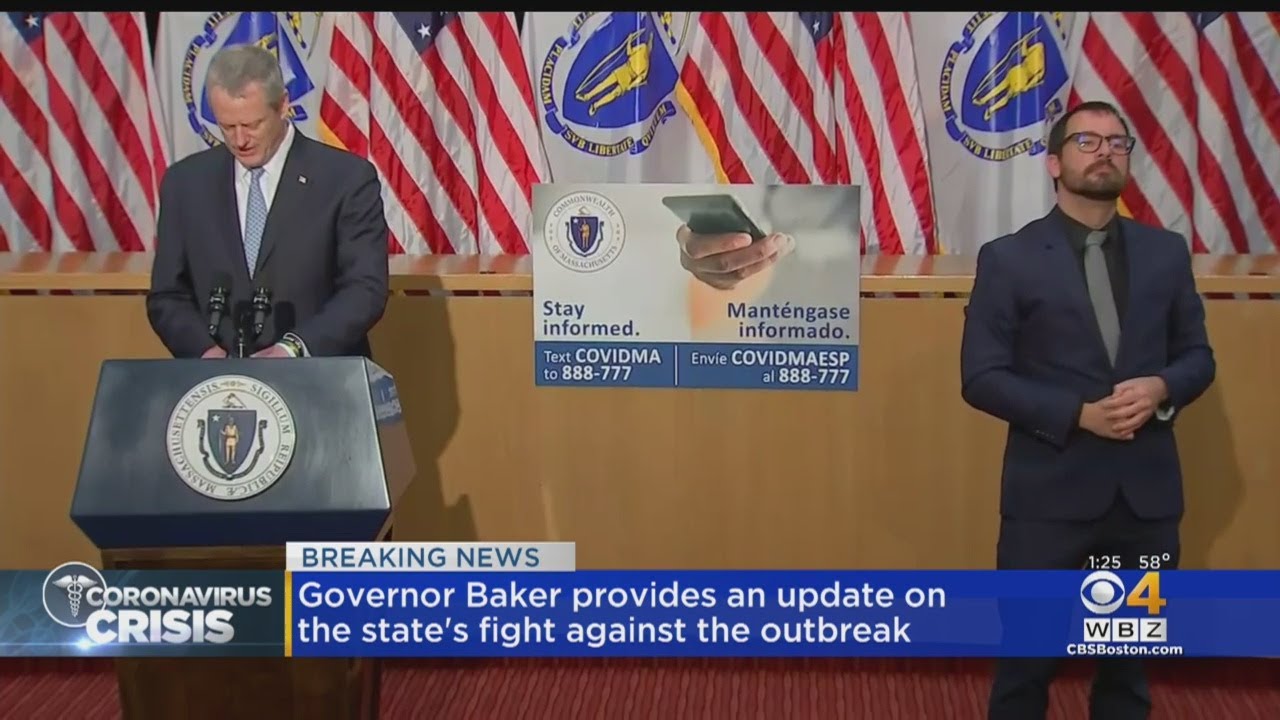 Gov. Baker Explains Four Phases Of Reopening Massachusetts - YouTube