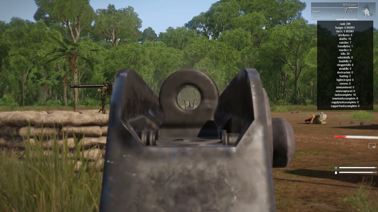 ArmA 3 S.O.G. Prairie Fire - Vietcong vs. Mounted Machine Gun - YouTube