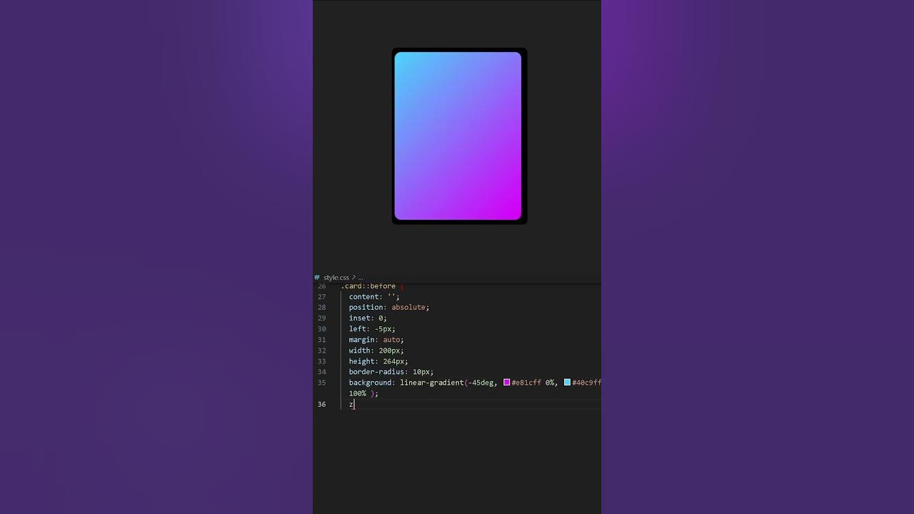 3d Animated Card In Css😍programming Coding Css Htmlcss Shorts