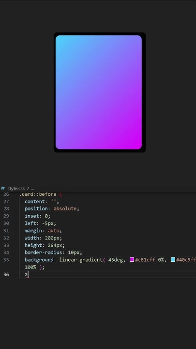 3d Animated Card In Css😍programming Coding Css Htmlcss Shorts 
