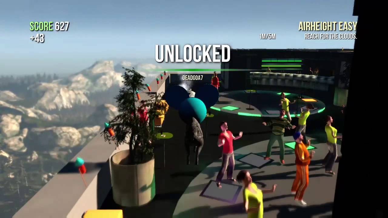 Being A Menace In Goat Simulator - YouTube