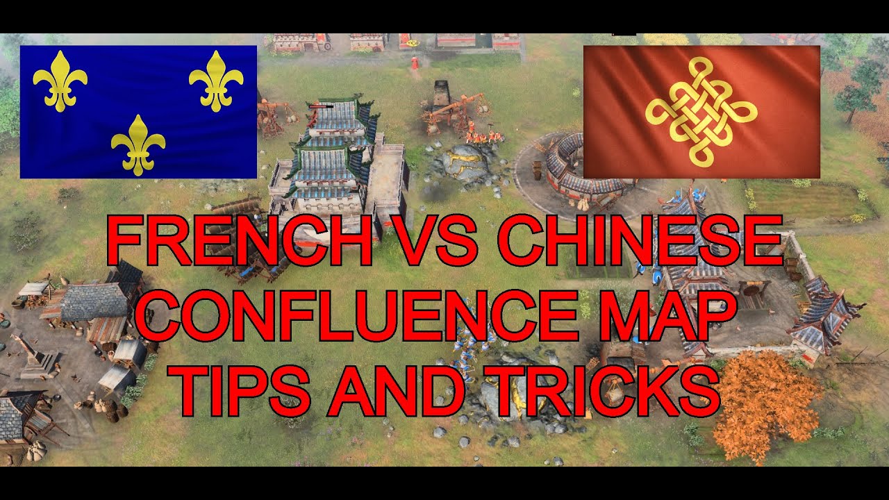 AOE4 | EASY WAY TO WIN ON CONFLUENCE MAP | FRENCH VS CHINESE - YouTube