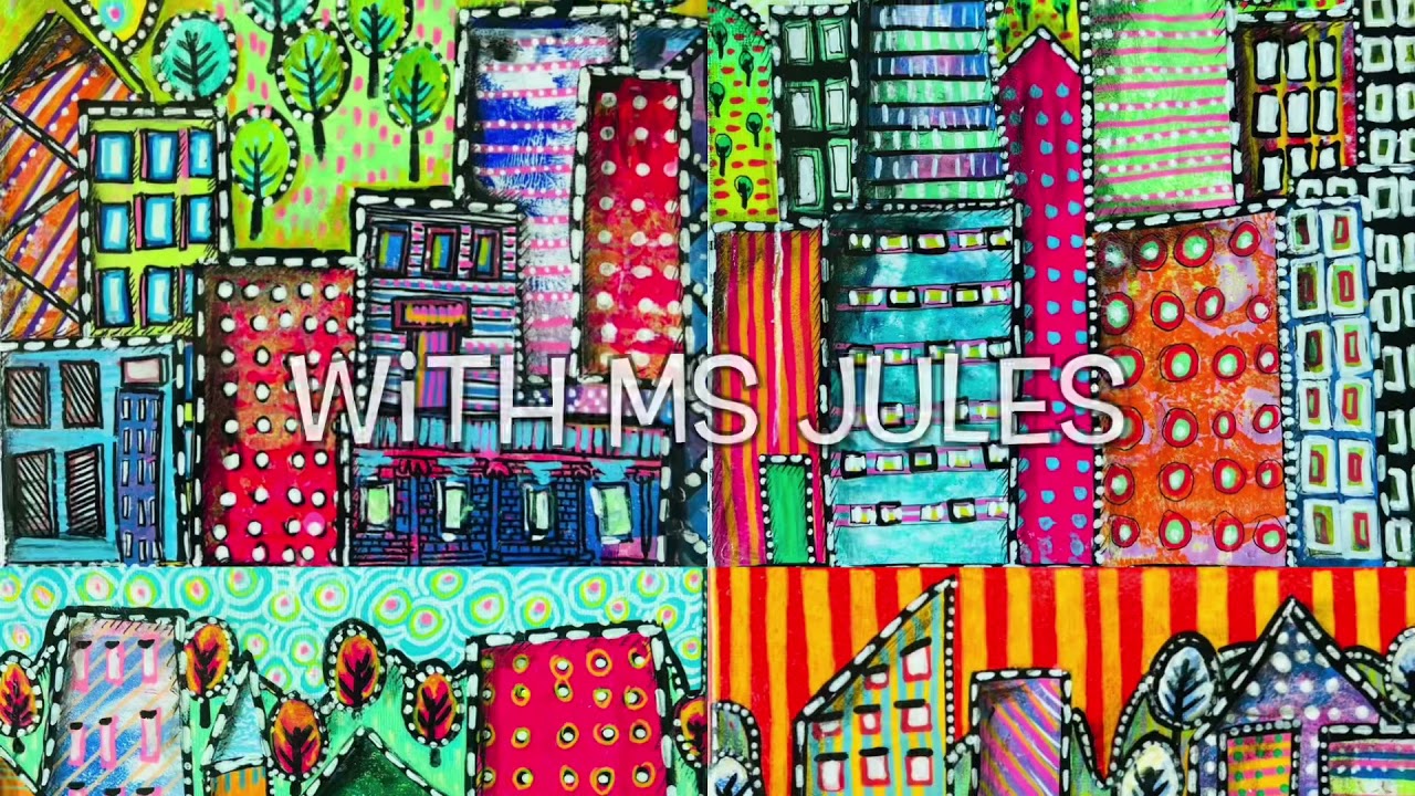 Collage city scapes - YouTube