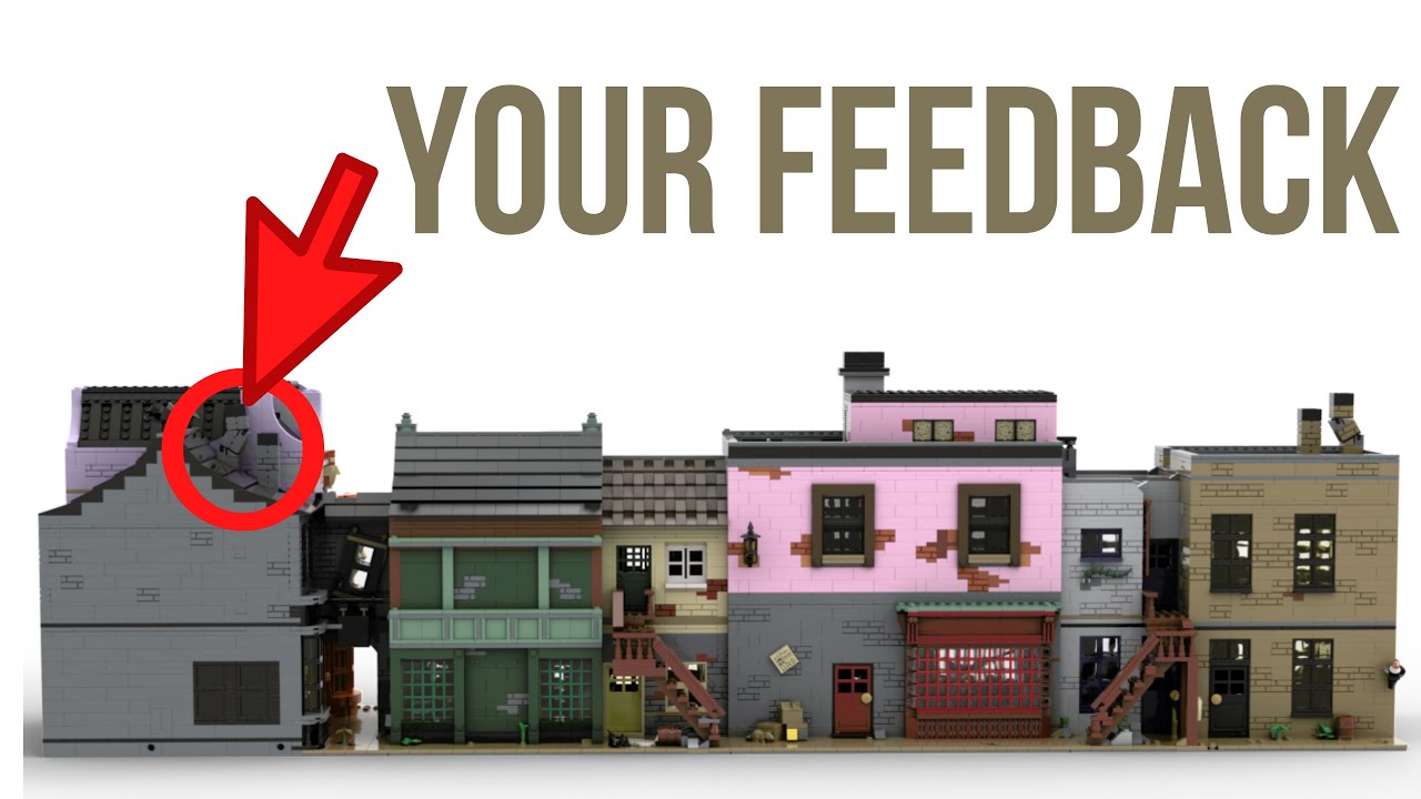 All buildings + Design changes (Ep. 9) - LEGO Modular Diagon Alley MOC ...