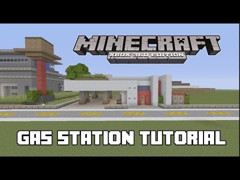How to Build a Gas Station in Minecraft - Part 1 - YouTube