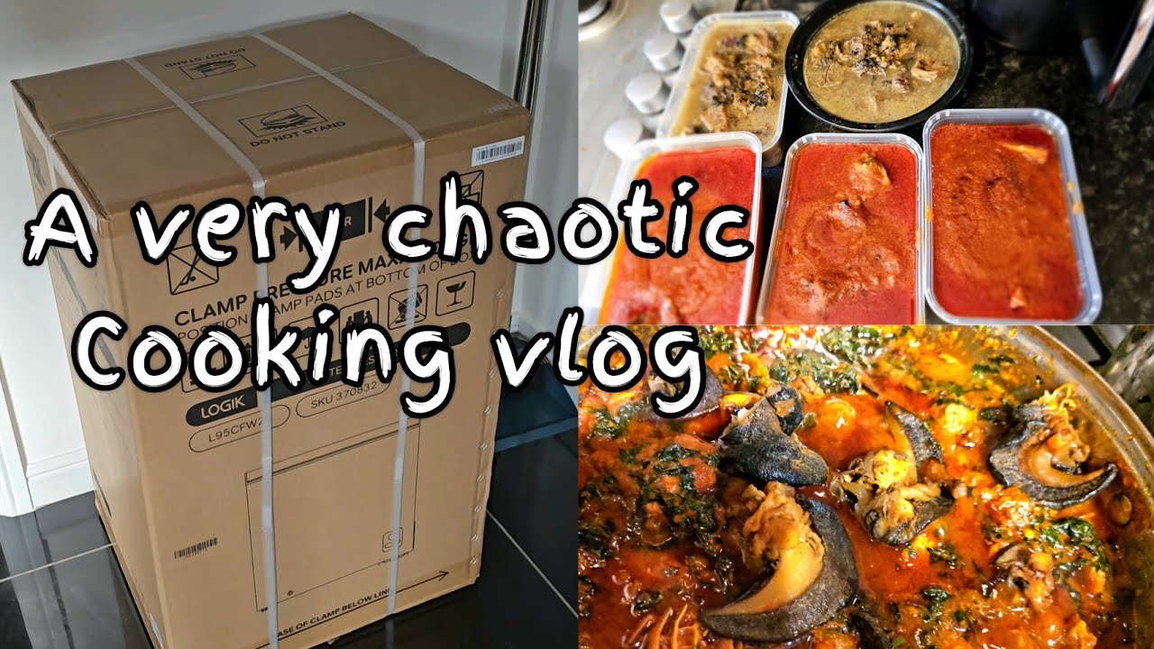 Living in UK 🇬🇧; a chaotic vlog + Bulk cooking + unboxing our chest ...