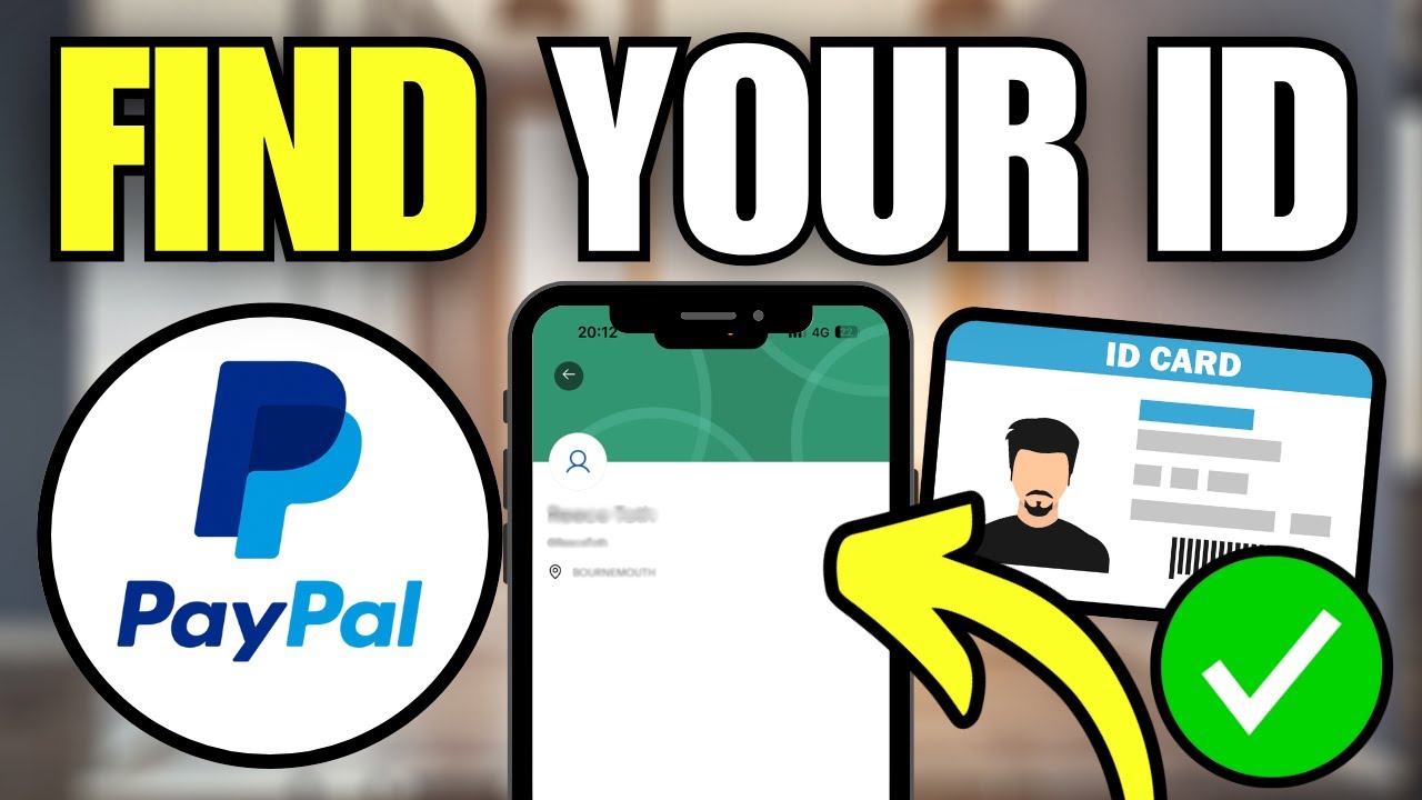 How To Find PayPal Account ID on App (Share Link) - YouTube