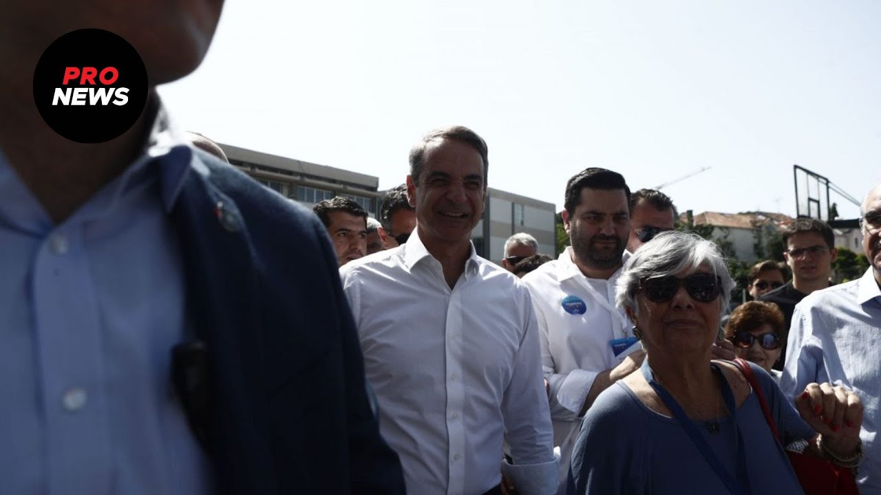 Επεισόδιο με φιλόζωο όταν πήγε να ψηφίσει ο Κ.Μητσοτάκης - YouTube