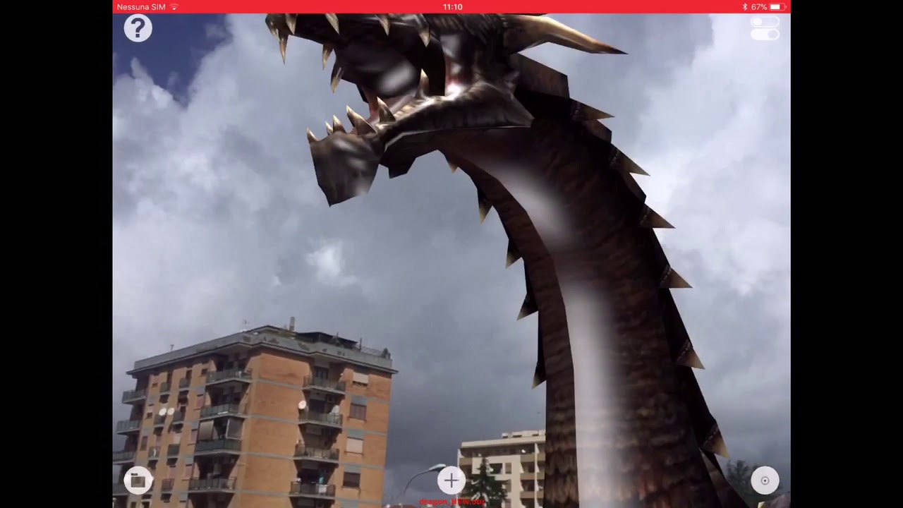 AR Models Manager - DRAGON (augmented reality) - YouTube
