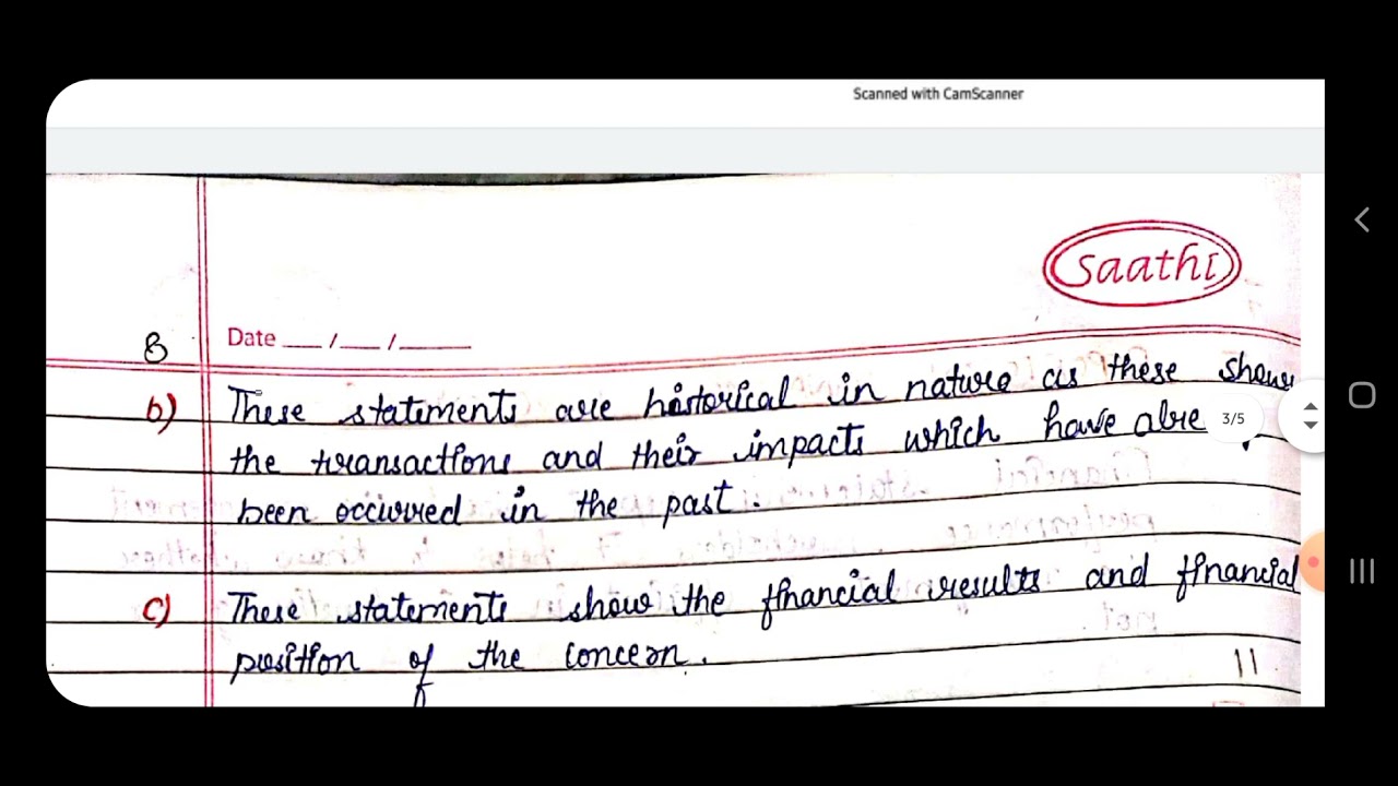 MANAGEMENT ACCOUNTING|CHARACTERISTICS OF FINANCIAL STATEMENTS|CHAPTER-2 ...