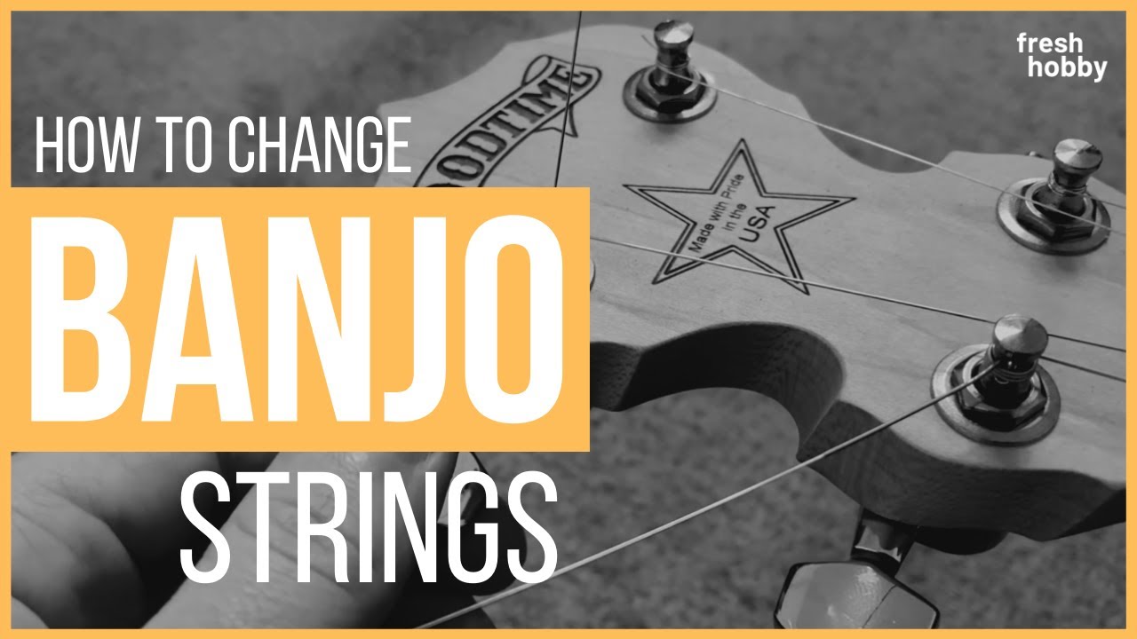 How to Change Your Banjo Strings (Deering Goodtime Banjo) - YouTube