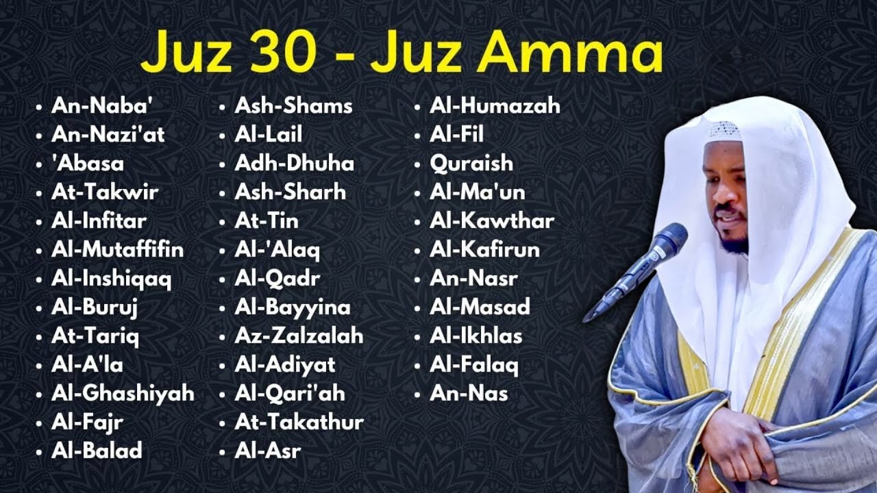 Murotal Al Quran Juzz 30 (Juzz Amma) By MUKHTAR AL HAJJ - YouTube