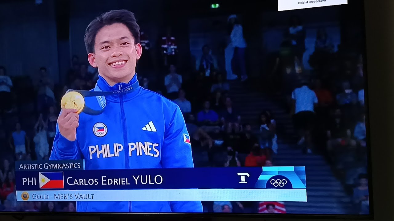Carlos E. Yulo Wins second Gold Medal at the Paris Olympics 2024 - YouTube