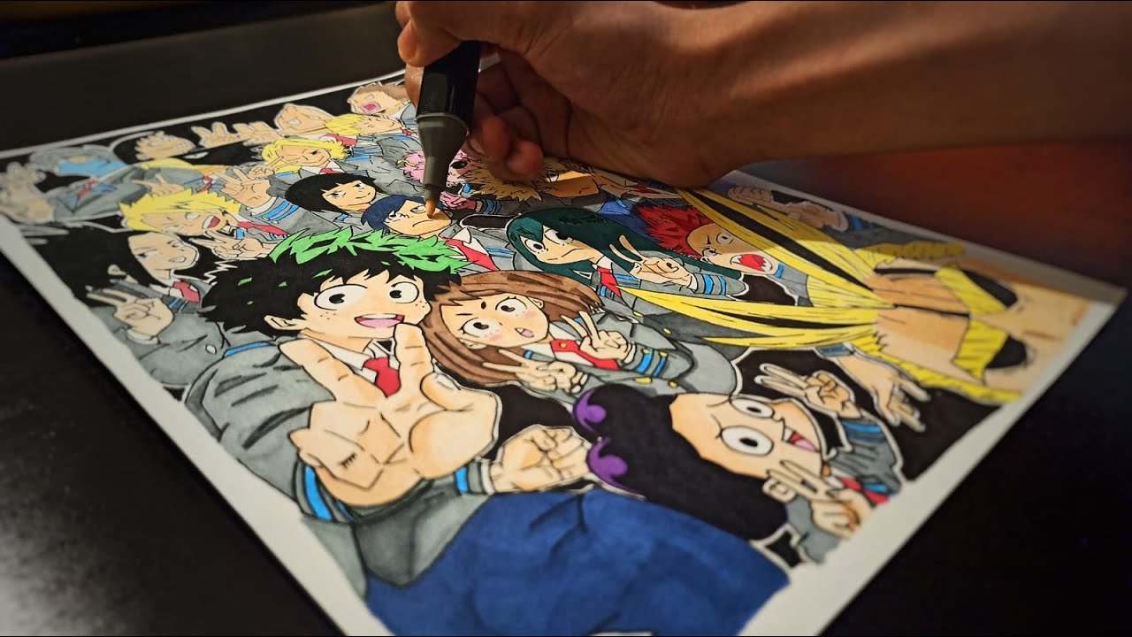 SUPER EPIC Anime drawing - YouTube