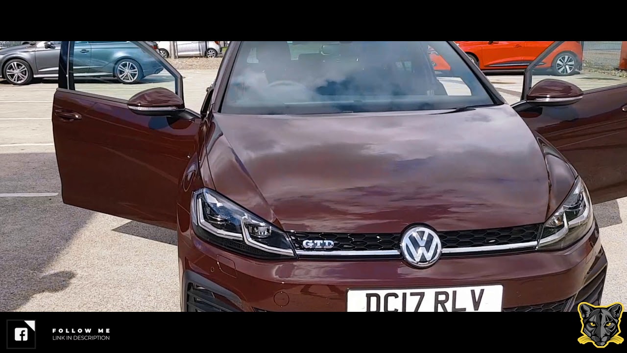 Golf GTD 2017 - BEAUTIFUL BLACK RUBIN - YouTube