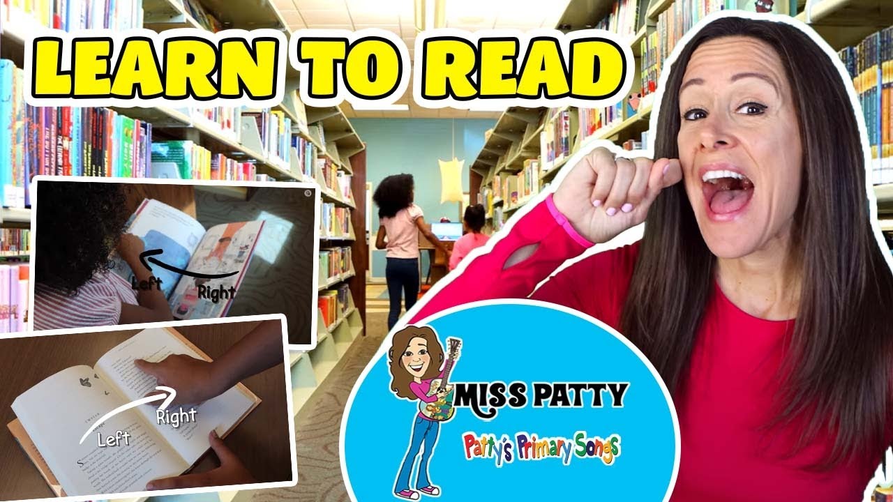 Learn to Read Books Song for Children | Take Me to the Library Reading ...
