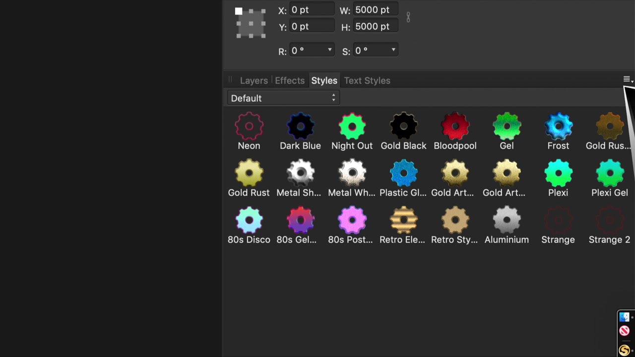 Style button Affinity Designer - YouTube