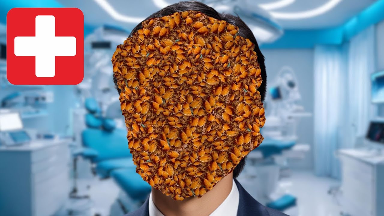 ASMR animation remove extra eye, ticks & maggots infested face | asmr ...