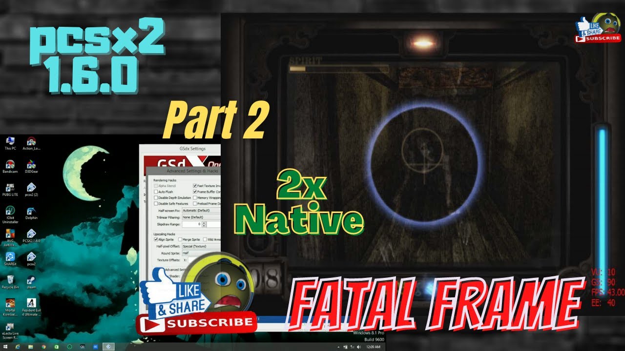 Fatal Frame PCSX2 Settings - 2x Native Part 2 | 2020 - YouTube