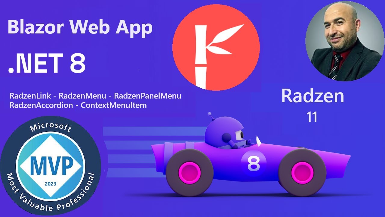 #Blazor #Radzen 11 : Link - Menu- Accordion- ContextMenu - YouTube