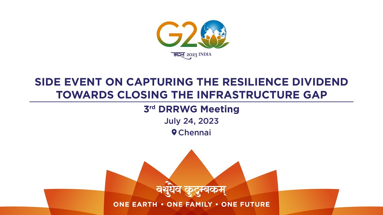 SIDE EVENT ON CAPTURING THE RESILIENCE DIVIDEND TOWARDS CLOSING THE INFRASTRUCTURE GAP - YouTube