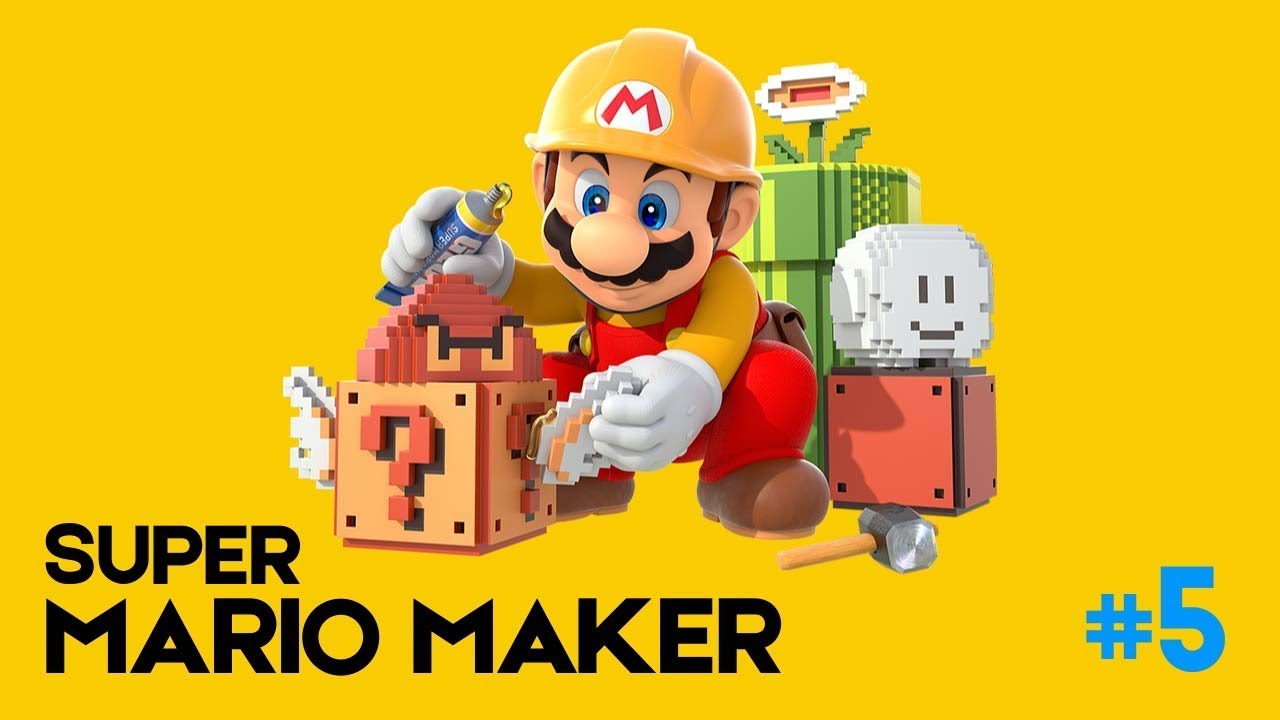 Super Mario Maker (Wii U) - Part 5 - Tanner's Old Levels - YouTube