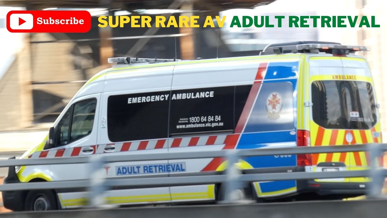 *SUPER RARE* AV // NEW Adult Retrieval Mercedes Sprinter - Responding Priority 3 - Southbank ...