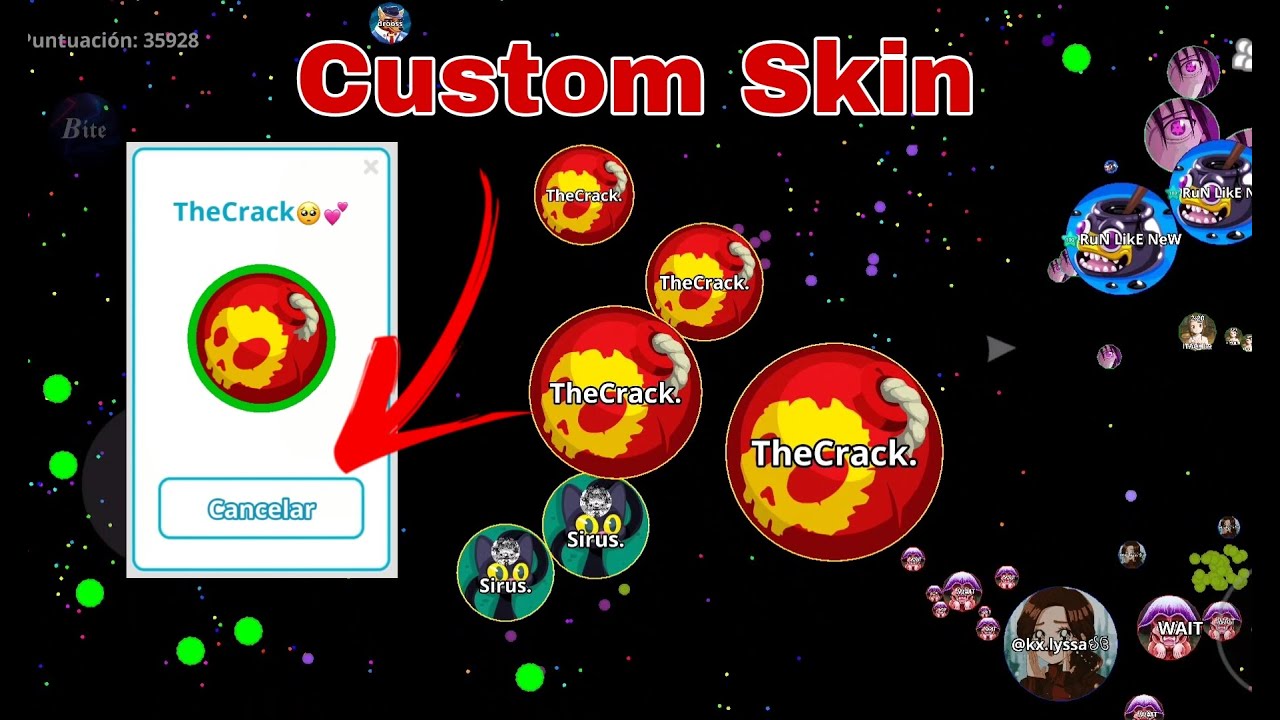 Agar.io Customs Skins ️ | #agario - YouTube