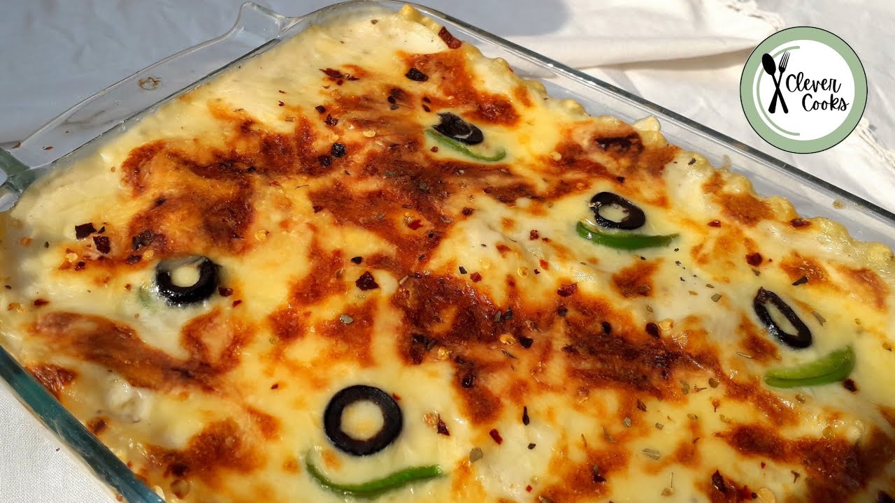 Chicken Lasagna Recipe - Chicken Lasagna with Creamy White Sauce ...