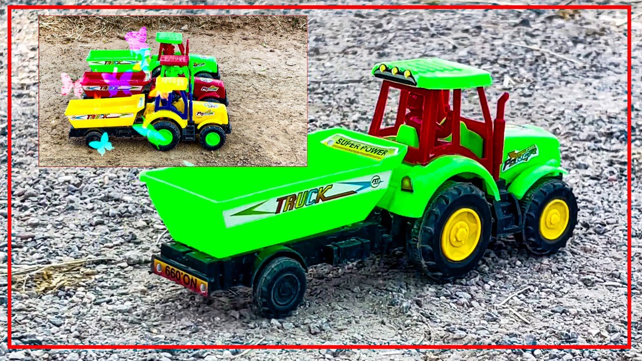 Bruder tractor videos | Cool tractor videos | Mini tractor trolley ...