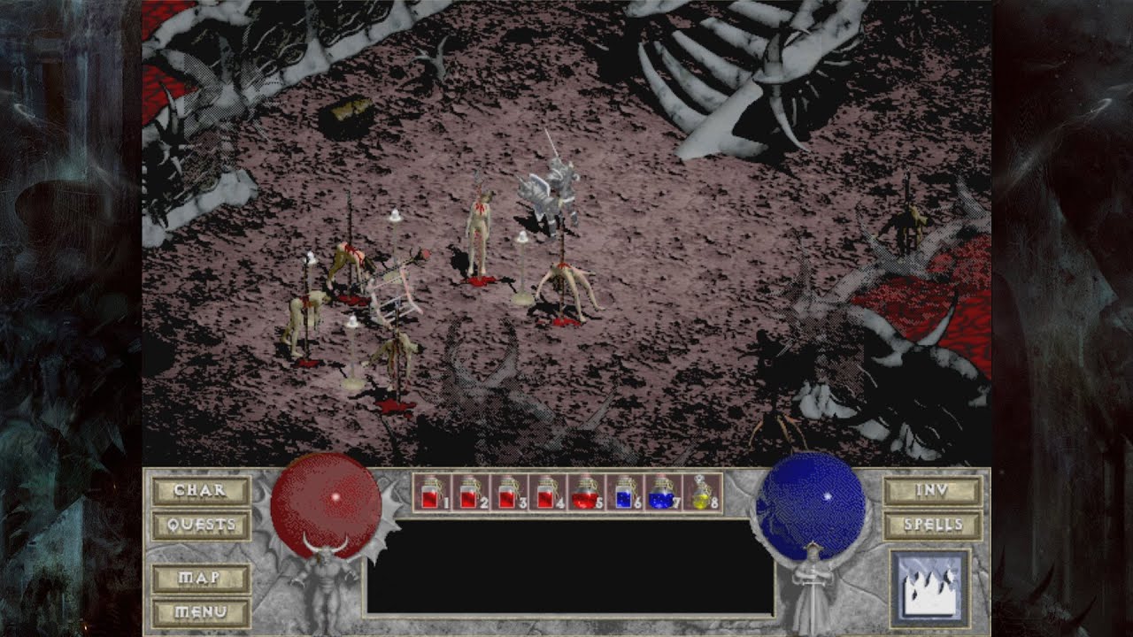 Diablo 1 - Warrior (Guerreiro) Gameplay - Parte 20 (Hell) - Lachdanan ...