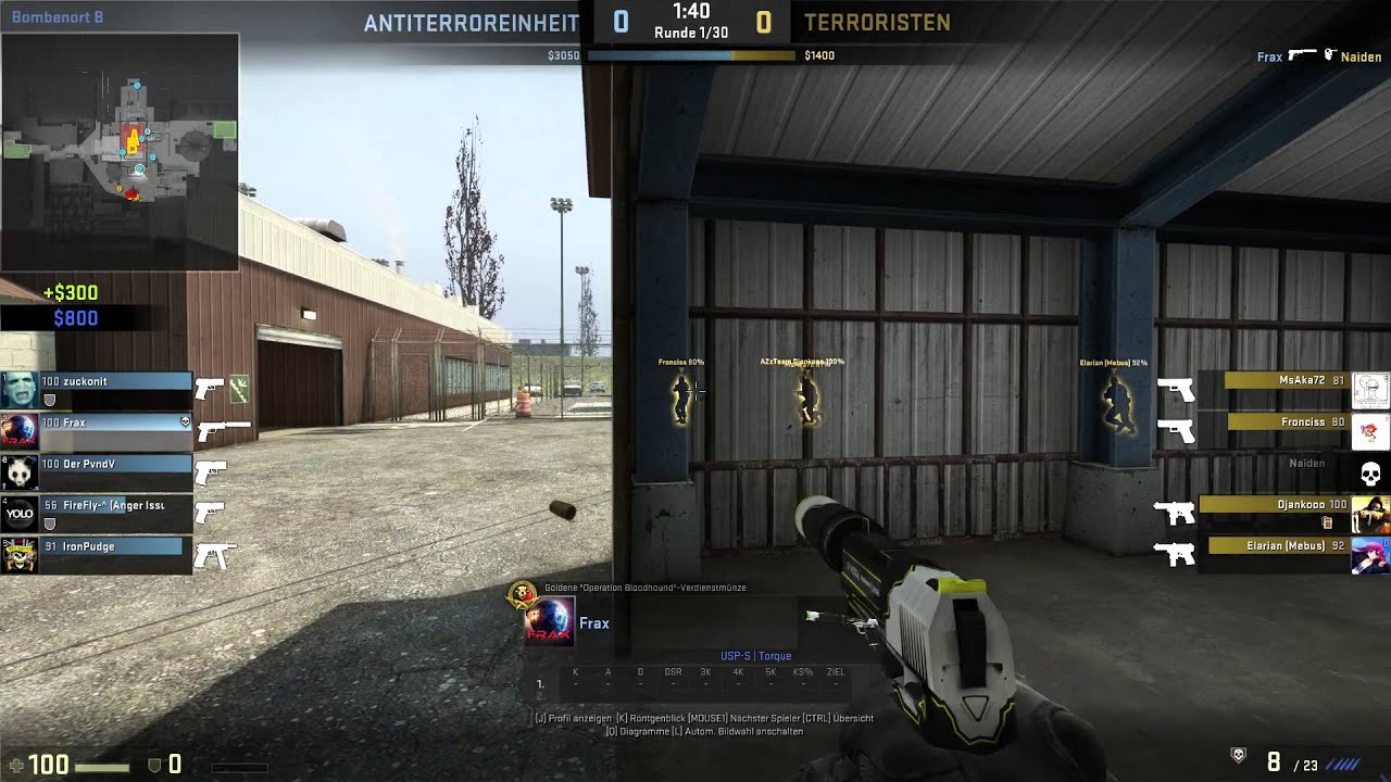 4K | Pistol Round | Nuke | Counter Strike: Global Offensive - YouTube