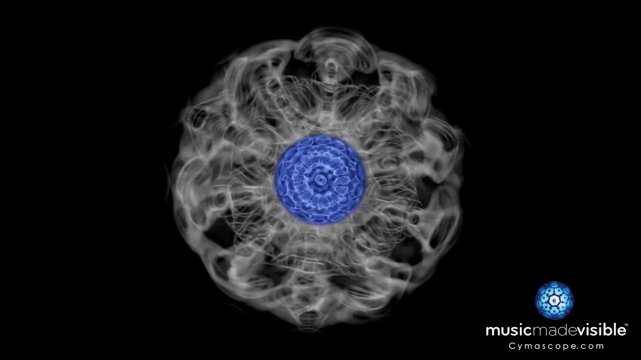 Cymascope image of Crystal Singing Bowls and Voice - YouTube