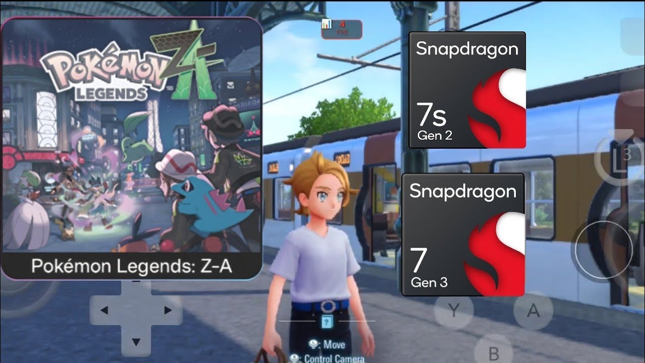 Pokemon legends z-a test on snapdragon 7 gen 3 on citron emulator with ...