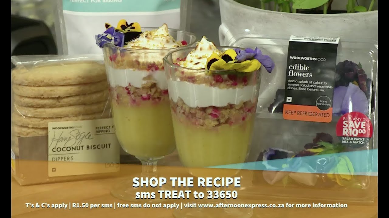 Woolworths Deconstructed lemon meringue | Afternoon Express | 30 April ...