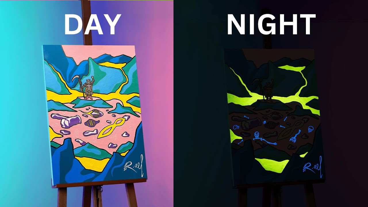 Old School Runescape Glow-In-The-Dark Wall Art - "Grave of..." Painting ...