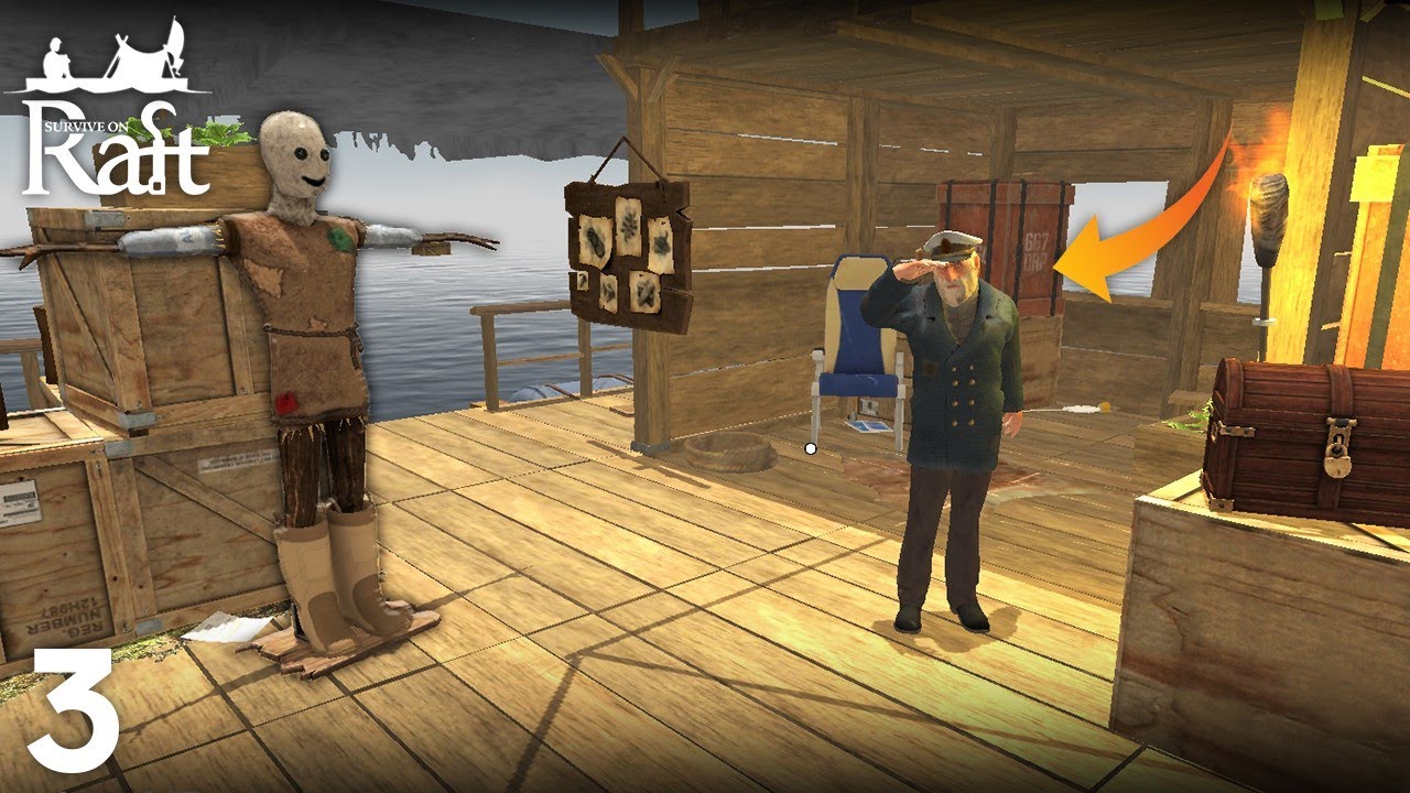 Time To Trade With Trader| Survive On Raft Gameplay part 3 - YouTube