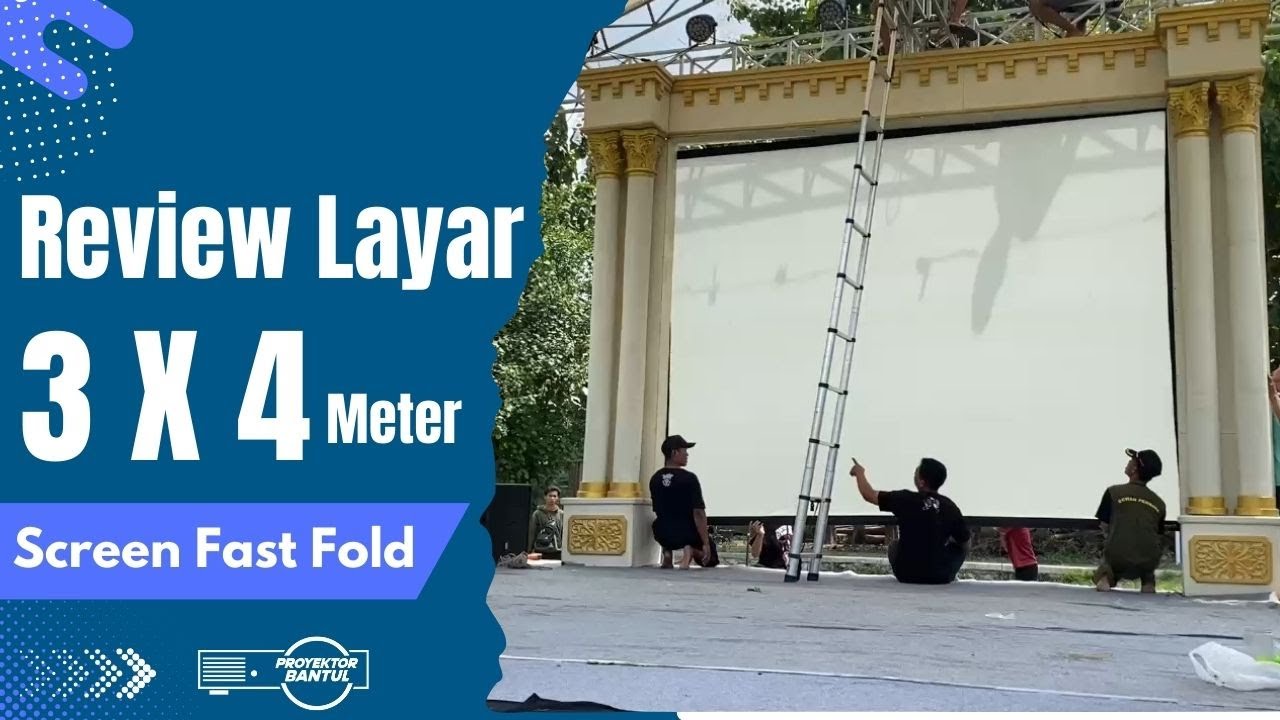 Review Screen Fast Fold 3x4 Meter | Background Panggung #pengajian ...