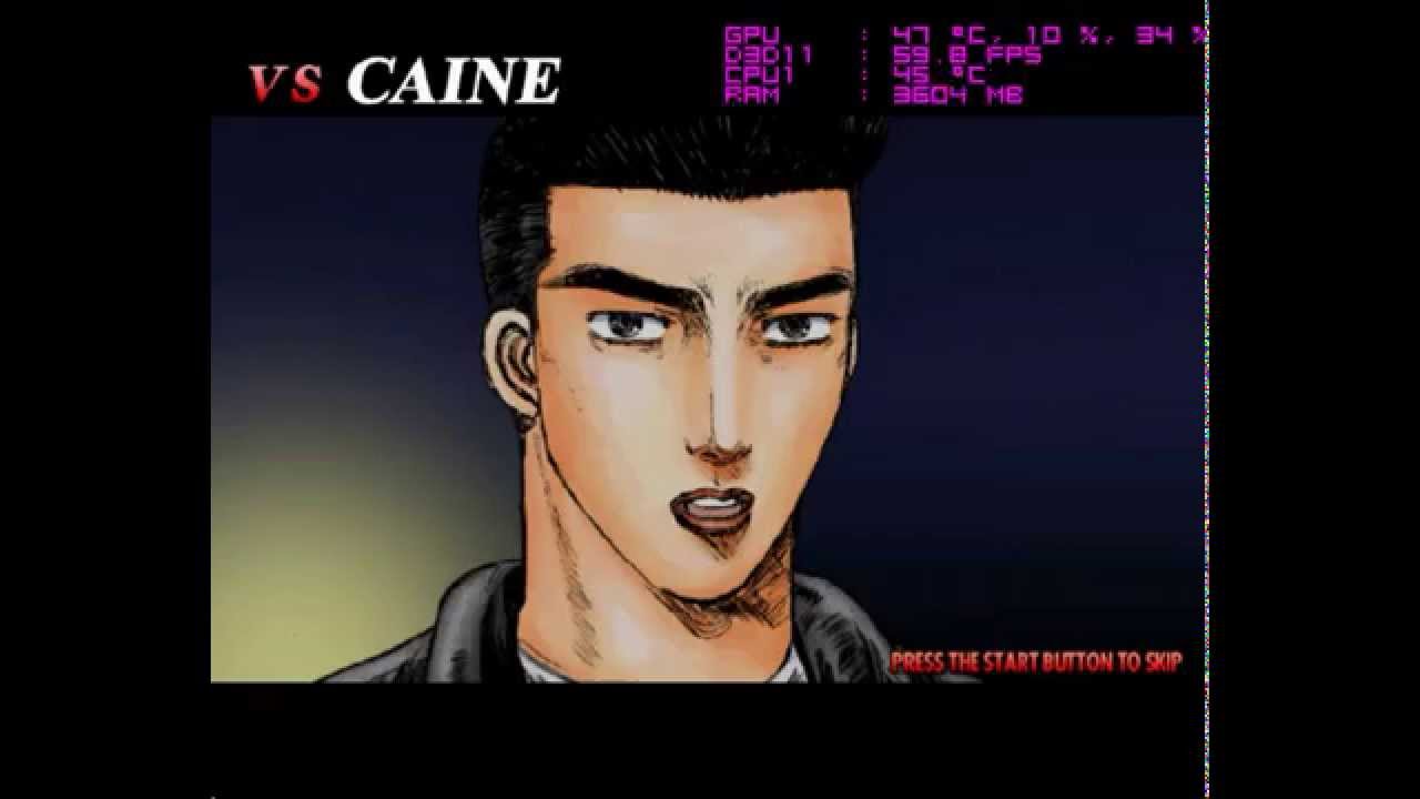 Initial D - Normal - Lancer Evo VII - VS Caine - Demul 0.7a WIP - YouTube