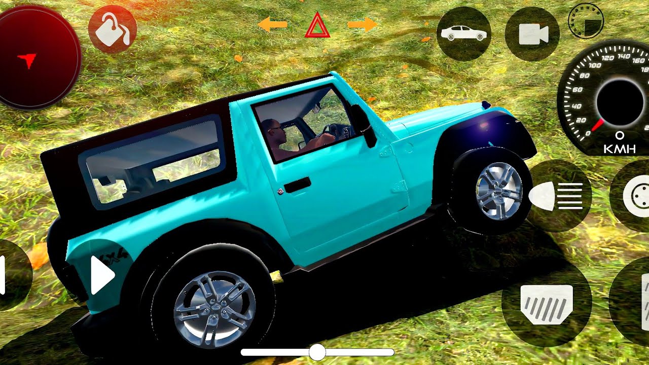 Dollar (Song) Modified Mahindra Cyan Thar👿 || Indian Cars Simulator 3D ...